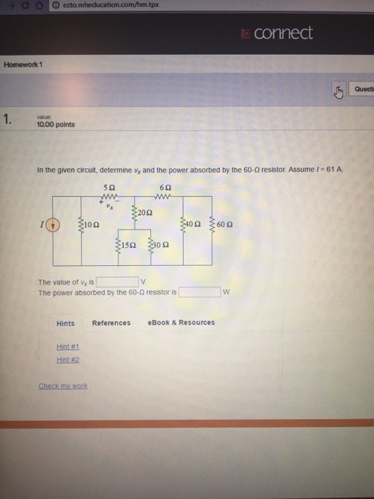 Solved In the given circuit, determine v_x and the power | Chegg.com