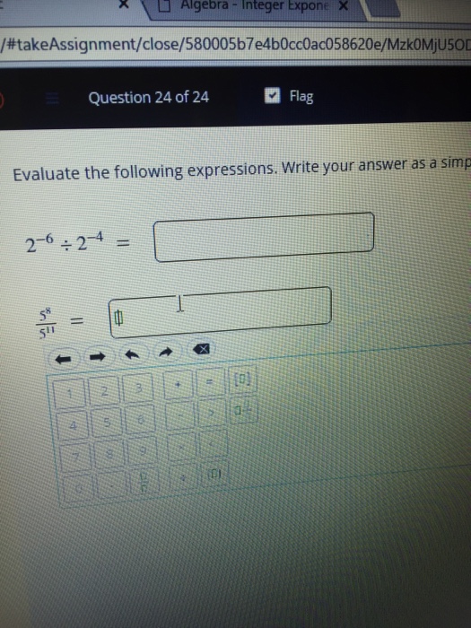 Solved Evaluate the following expressions. Write your answer | Chegg.com