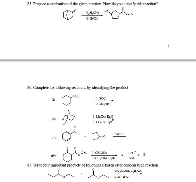 Solved Propose a mechanism of the given reaction. How do you | Chegg.com
