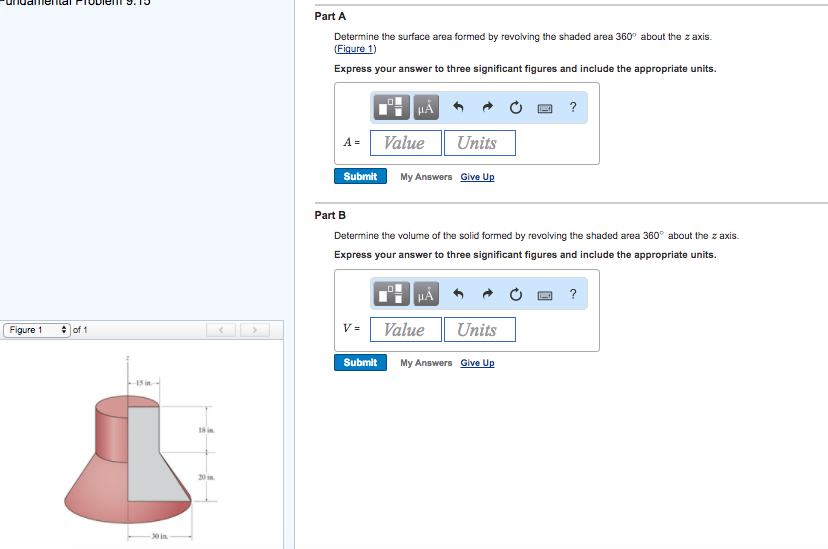 Solved Part A Determine the surface area formed by revolving | Chegg.com