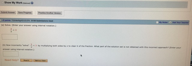 Solved Solve. (Enter your answer using interval notation.) | Chegg.com