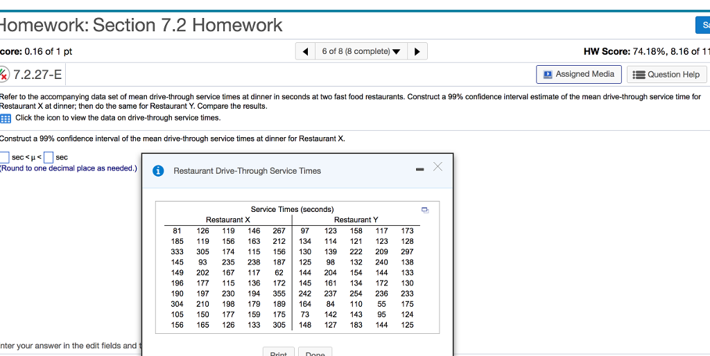 Solved Homework: Section 7.2 Homework Sa core: 0.16 of 1 pt | Chegg.com Solved Homework: Section 7.2 Homework Sa core: 0.16 of 1 pt | Chegg.com
