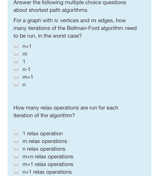 Solved Answer the following multiple choice questions about | Chegg.com