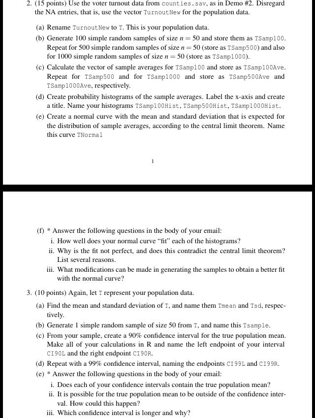 Solved how can use excel data in problems? In Rstudio? | Chegg.com