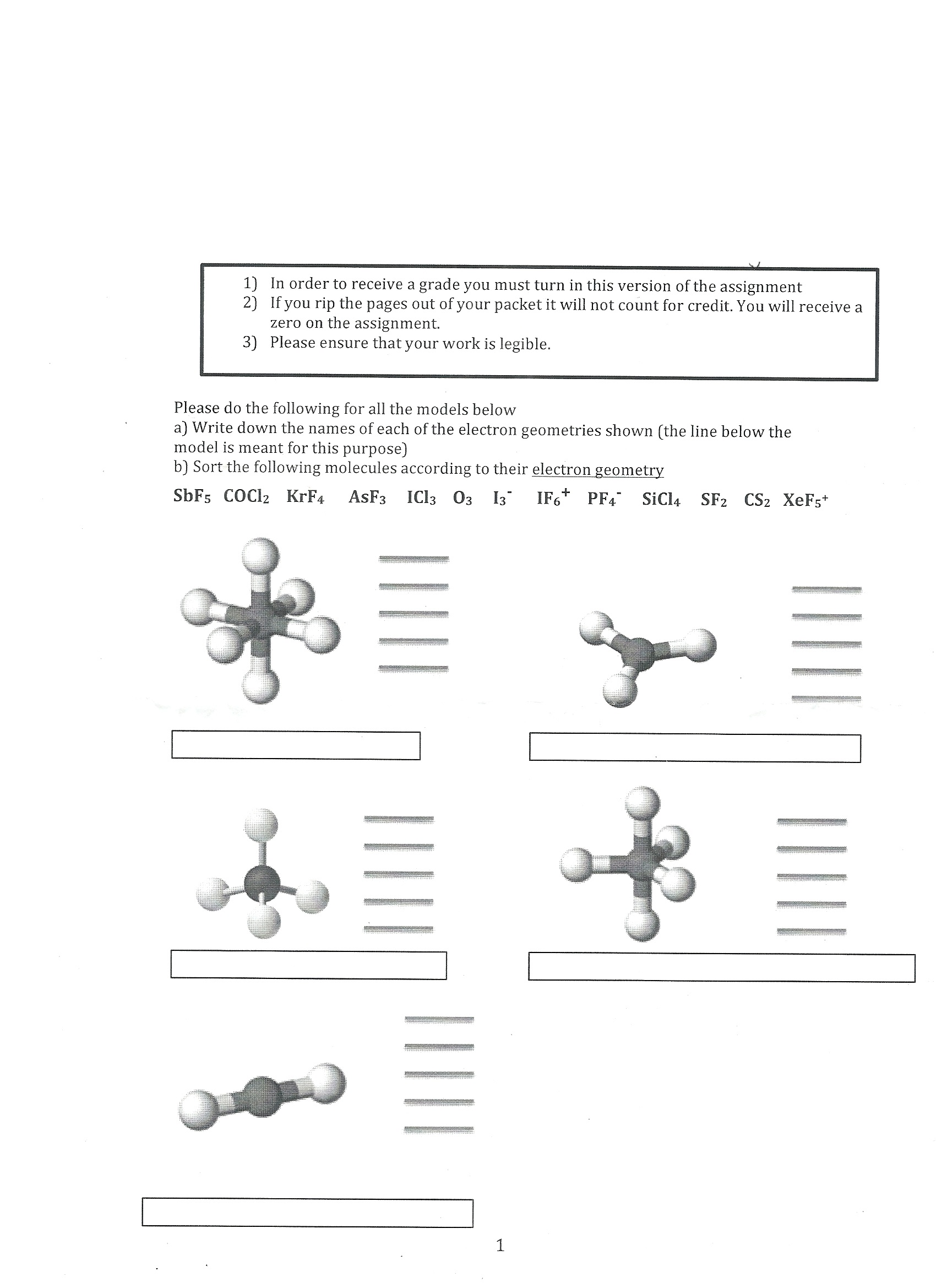 Octahedral Molecular Geometry Of Xef5