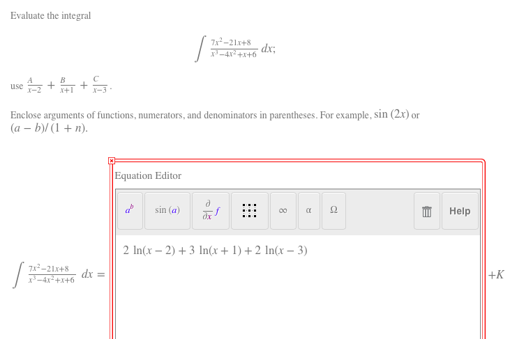 Solved Calculate the integral. dx +6x+25 Enclose arguments | Chegg.com