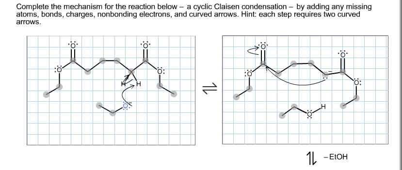 Solved Complete the mechanism for the reaction below – a | Chegg.com