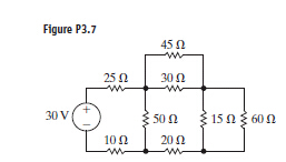 Solved Look at the circuit in fig. p3.7(a). use voltage | Chegg.com