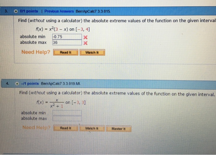 Solved Find (without using a calculator) the absolute | Chegg.com