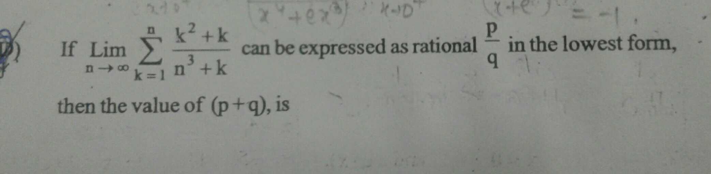 Solved If Lim_n rightarrow infinity sigma^n_k = 1 k^2 + | Chegg.com