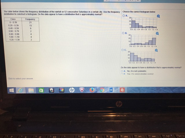 Solved The table below shows the frequency distribution of | Chegg.com