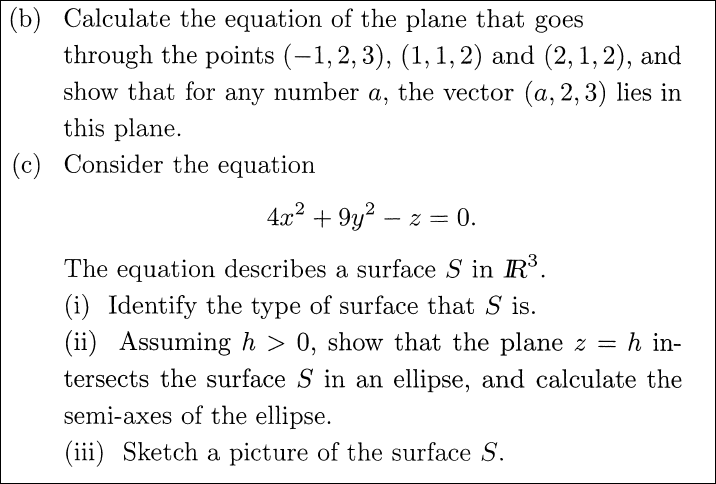 Solved Calculate the equation of the plane that goes through | Chegg.com