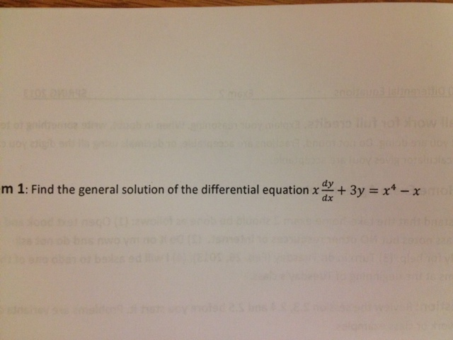 Solved Find the general solution of the differential | Chegg.com