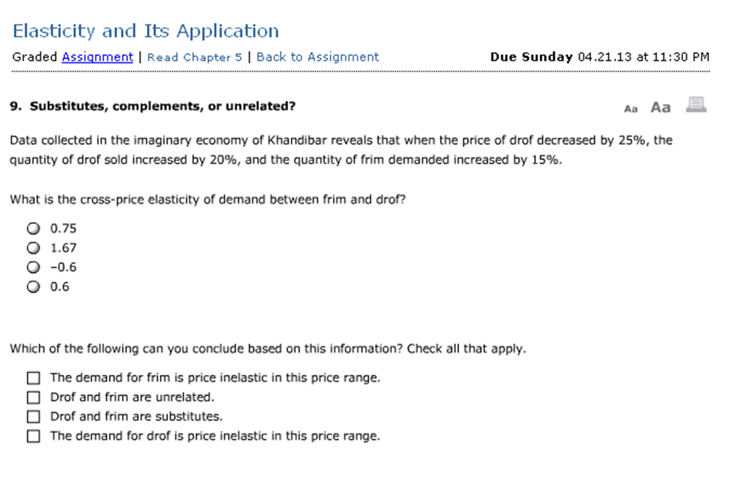 Solved Substitutes, complements, or unrelated? Data | Chegg.com