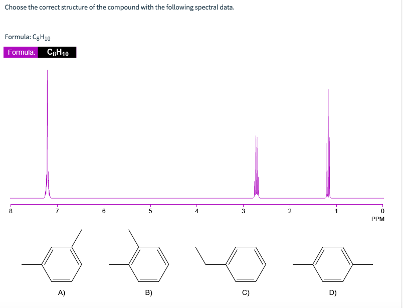 Solved Choose the correct structure of the compound with the | Chegg.com