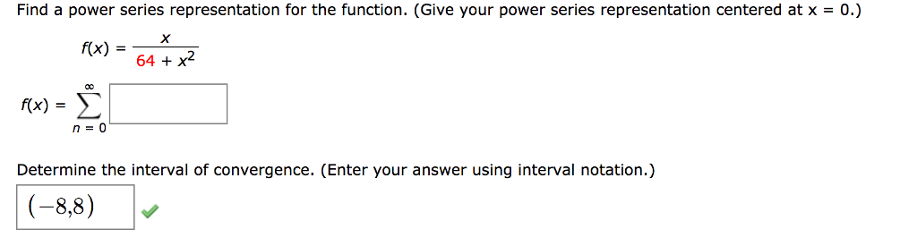 Solved Find a power series representation for the function. | Chegg.com
