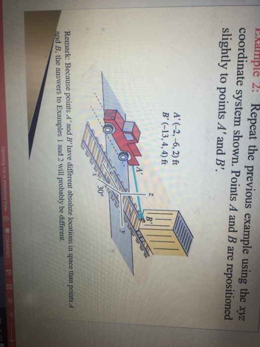 Repeat the previous example using the xyz coordinate | Chegg.com