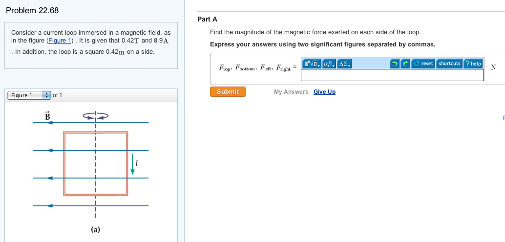 Solved Consider a current loop immersed in a magnetic field, | Chegg.com