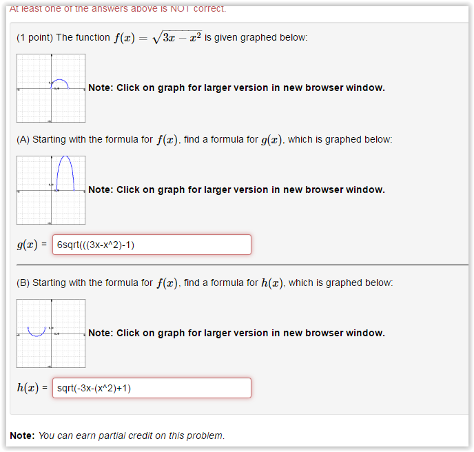 The function f(x) = squareroot 3x x^2 s given graphed | Chegg.com