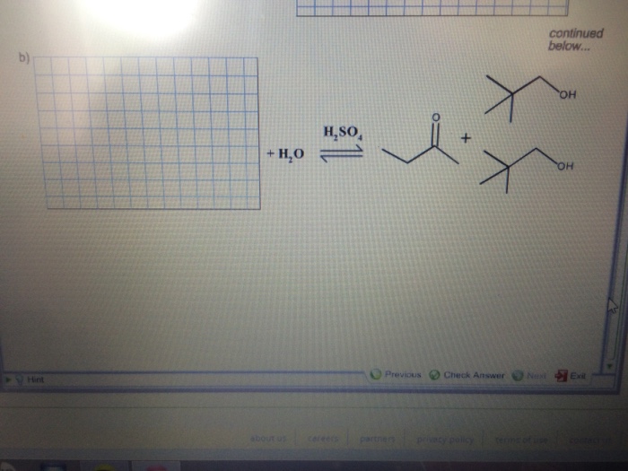 Solved + H2O H2SO4 | Chegg.com