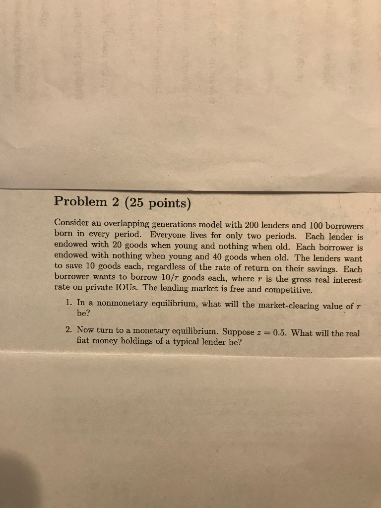 Solved Problem 2 (25 points) Consider an overlapping | Chegg.com