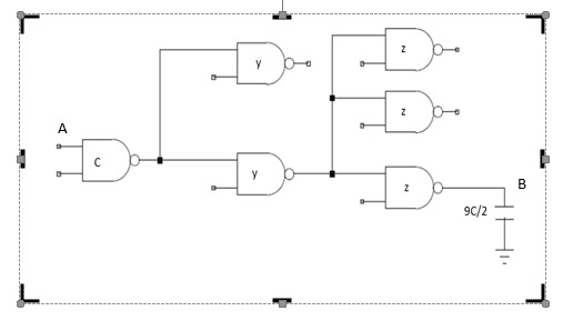 Solved Estimate the minimum delay of the path from A to B in | Chegg.com