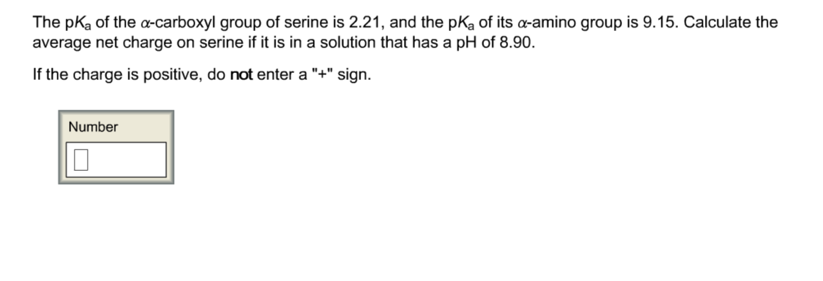 Solved The pKa of the alpha-carboxyl group of serine is | Chegg.com