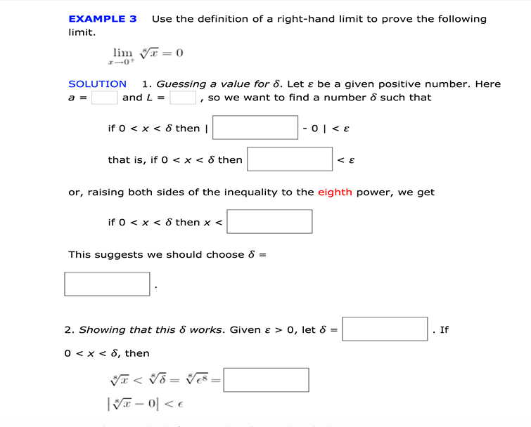 Solved Use the definition of a right-hand limit to prove the | Chegg.com