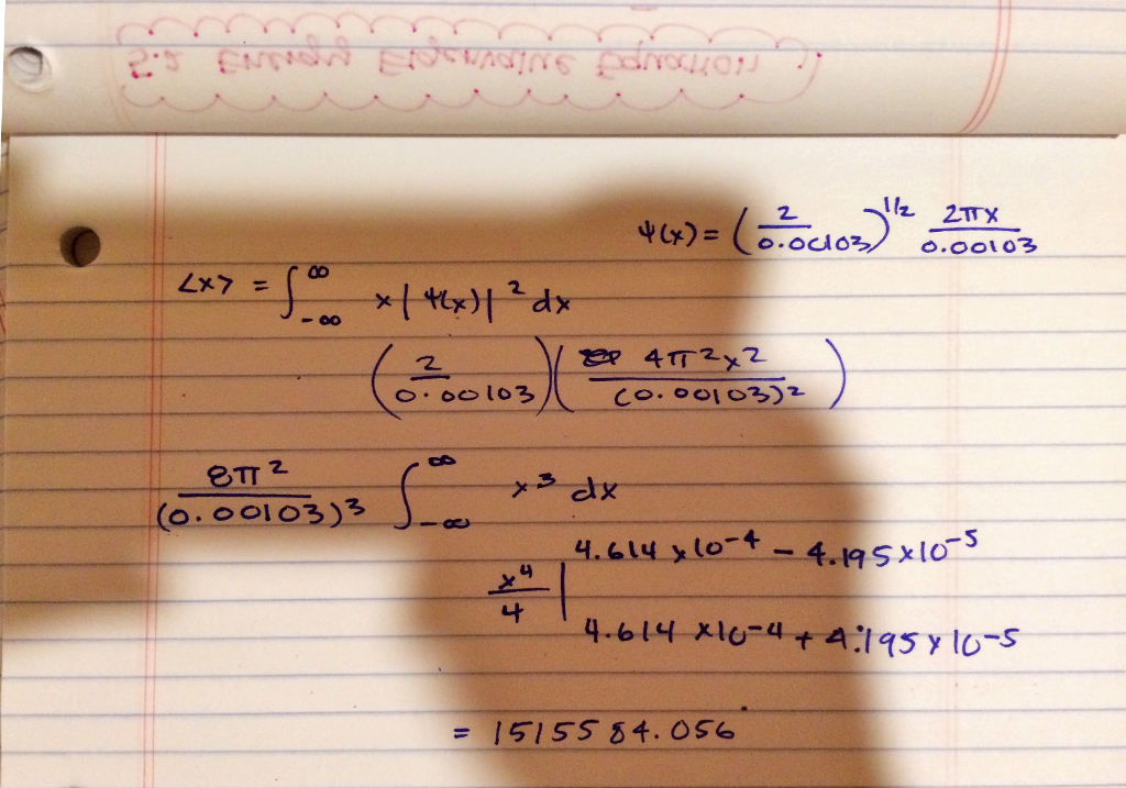 Solved Hello Im Attempting To Calculate The Expectation