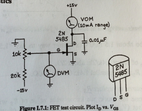 FET Characteristics Measure and | Chegg.com