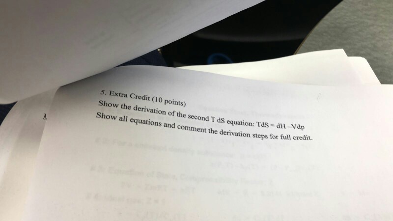 Solved 5. Extra Credit (10 points) ow the derivation of the | Chegg.com