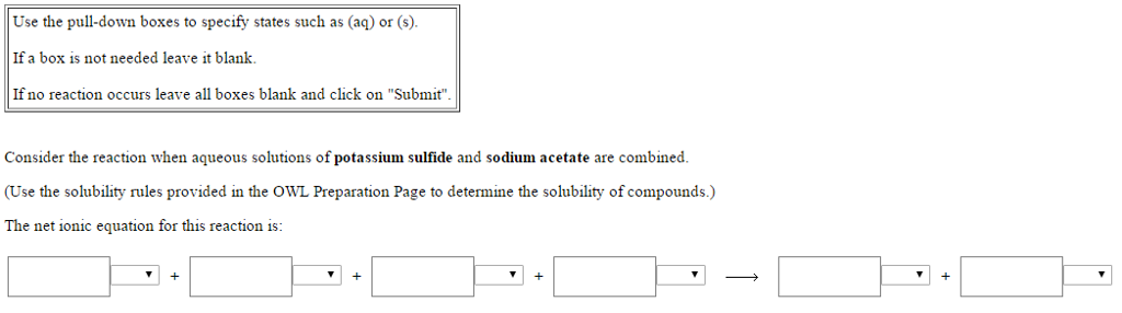 Solved Use the pull-down boxes to specify states such as | Chegg.com