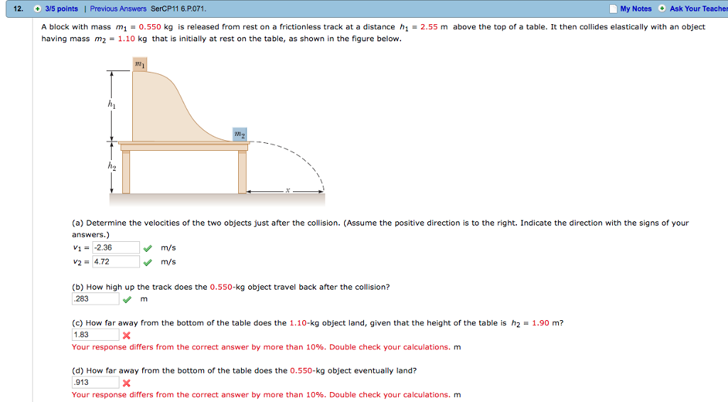 Solved 12. 3/5 points Previous Answers SerCP11 6.P.071 My | Chegg.com Solved 12. 3/5 points Previous Answers SerCP11 6.P.071 My | Chegg.com