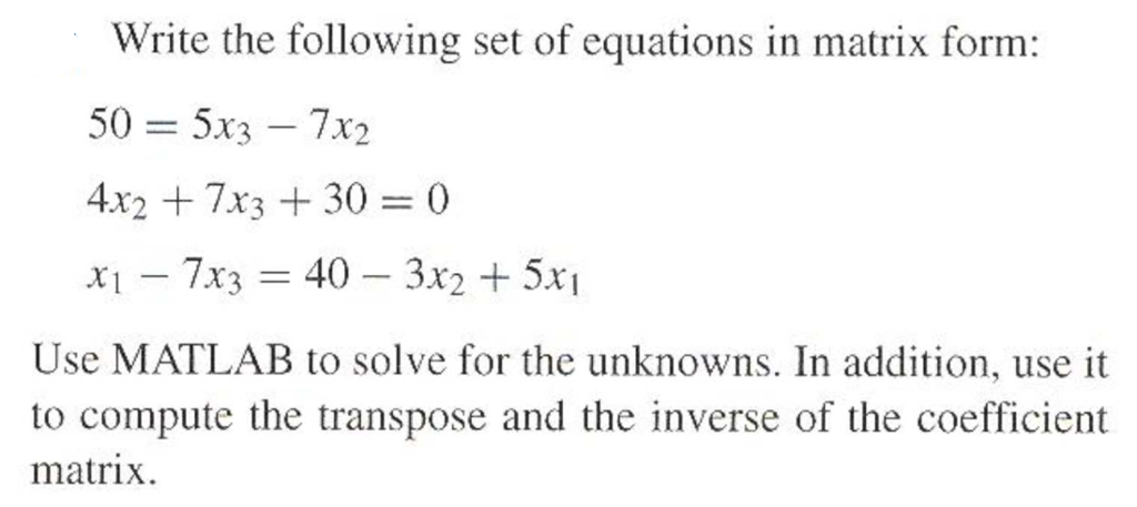Solved Create A Matlab Function File And A Script File That 9179