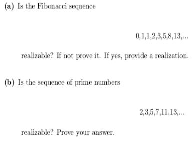 Solved Is the Fibonacci sequence realizable? If not prove | Chegg.com