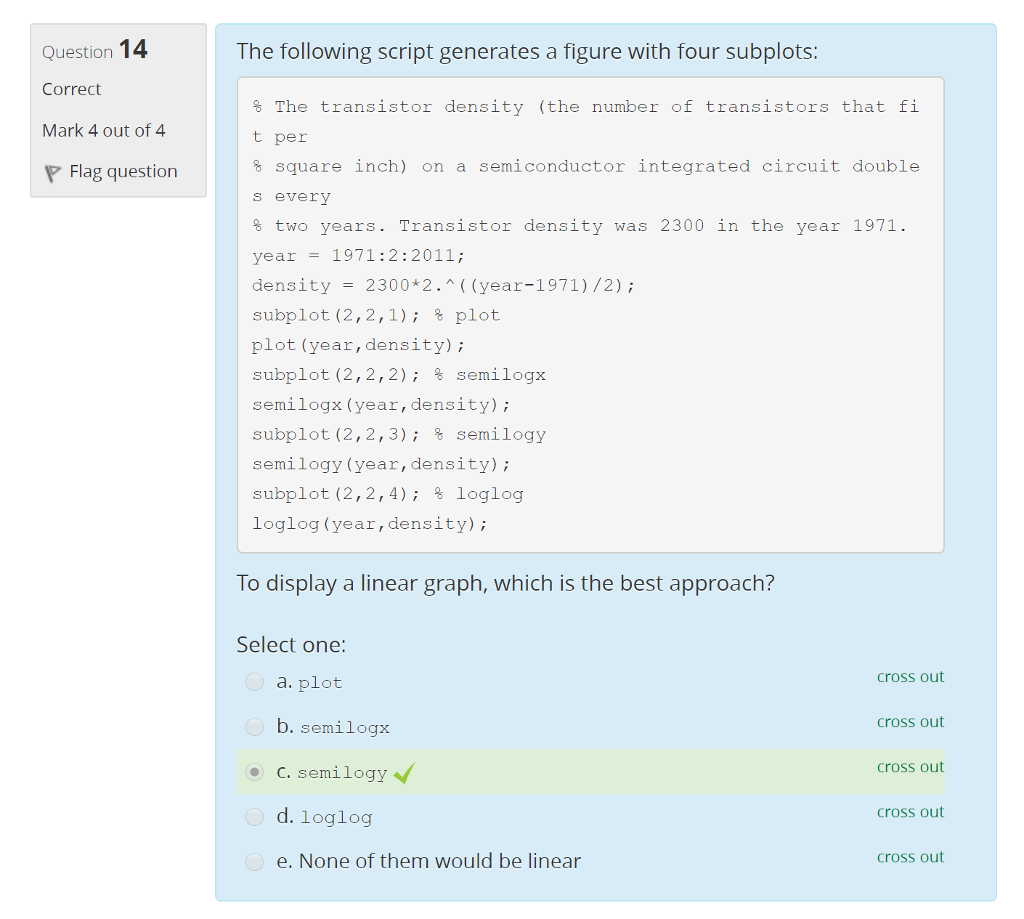 Solved When Is It Convenient To Use Semilogxor Semilogy Or
