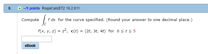 Solved Compute integral_C f ds for the curve specified. | Chegg.com