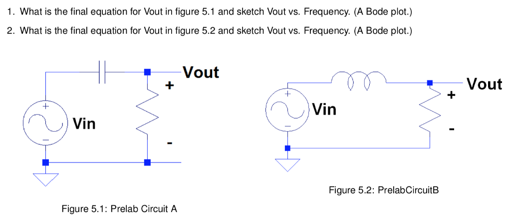 Solved 1. What is the final equation for Vout in figure 5.1 | Chegg.com