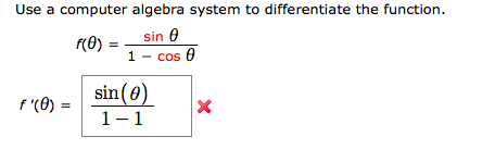 Solved Use a computer algebra system to differentiate the | Chegg.com