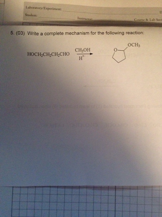 Solved Write a complete mechanism for the following | Chegg.com