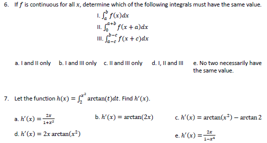 Solved Hi, I have some practice AP Calc problems. Could you | Chegg.com