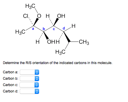 Solved Determine the R/S orientation of the indicated | Chegg.com