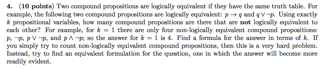 Solved Two compound propositions are logically equivalent if | Chegg.com