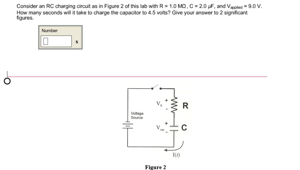Solved Consider an RC charging circuit as in Figure 2 of | Chegg.com