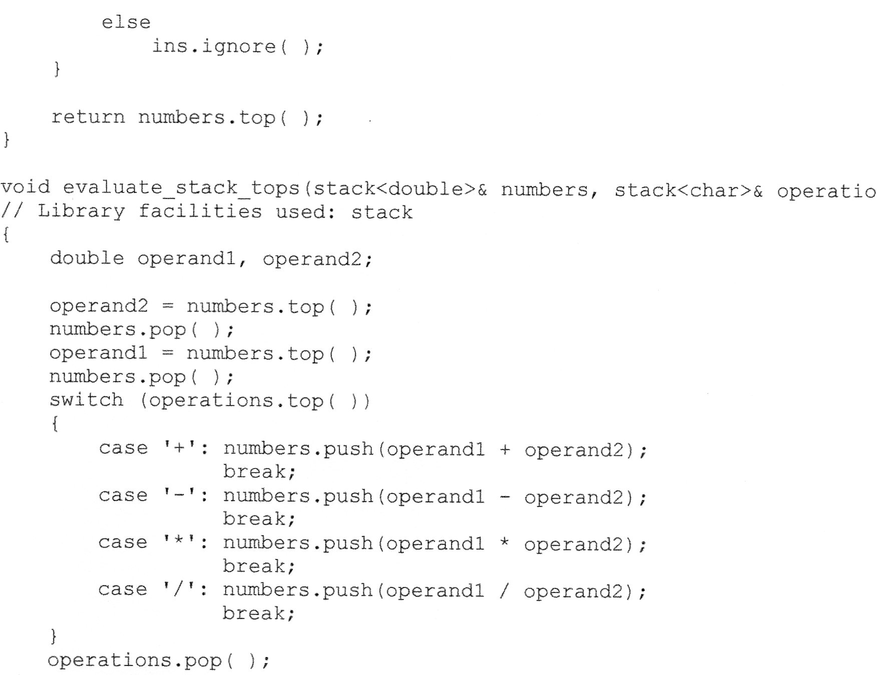 Solved The goal of this assignment is to reinforce stacks in | Chegg.com