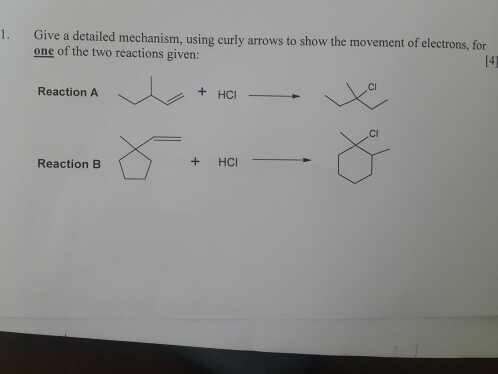 Solved Give a detailed mechanism, using curly arrows to show | Chegg.com