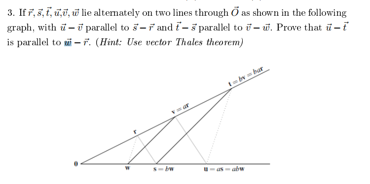 Solved If Rvector Svector Tvector Uvectorvvector