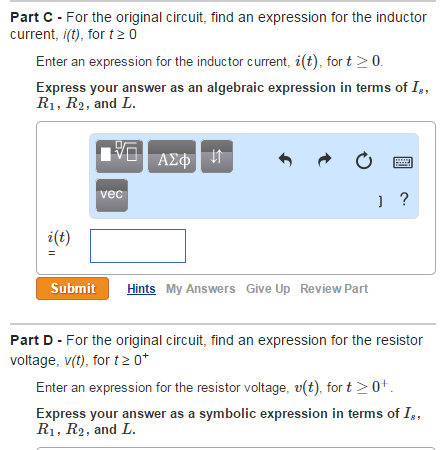 To analyze an RL circuit to determine the initial | Chegg.com
