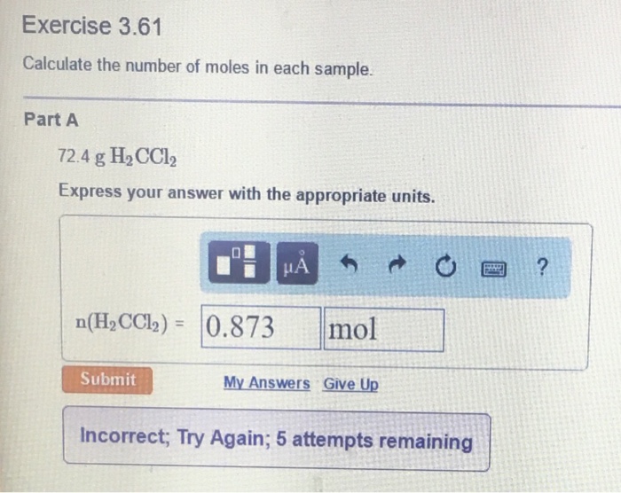 Solved Calculate the number of moles in each sample. 72.4 g | Chegg.com