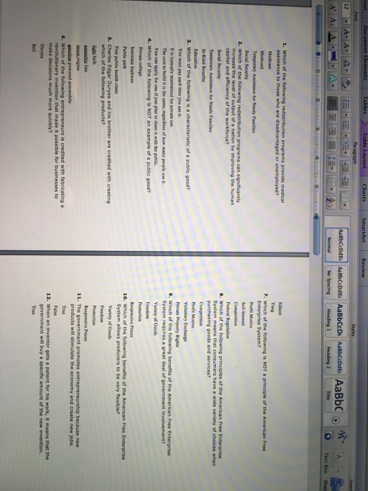 Solved out Elements Tables Table Layout Charts SmartArt | Chegg.com